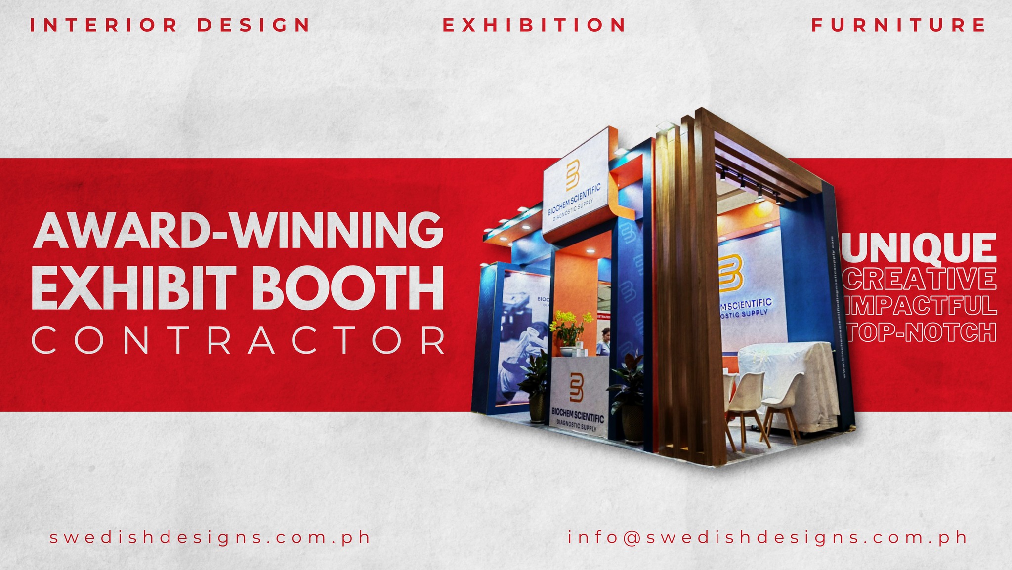 Exhibit Booth Contractor in the Philippines - Swedish Designs