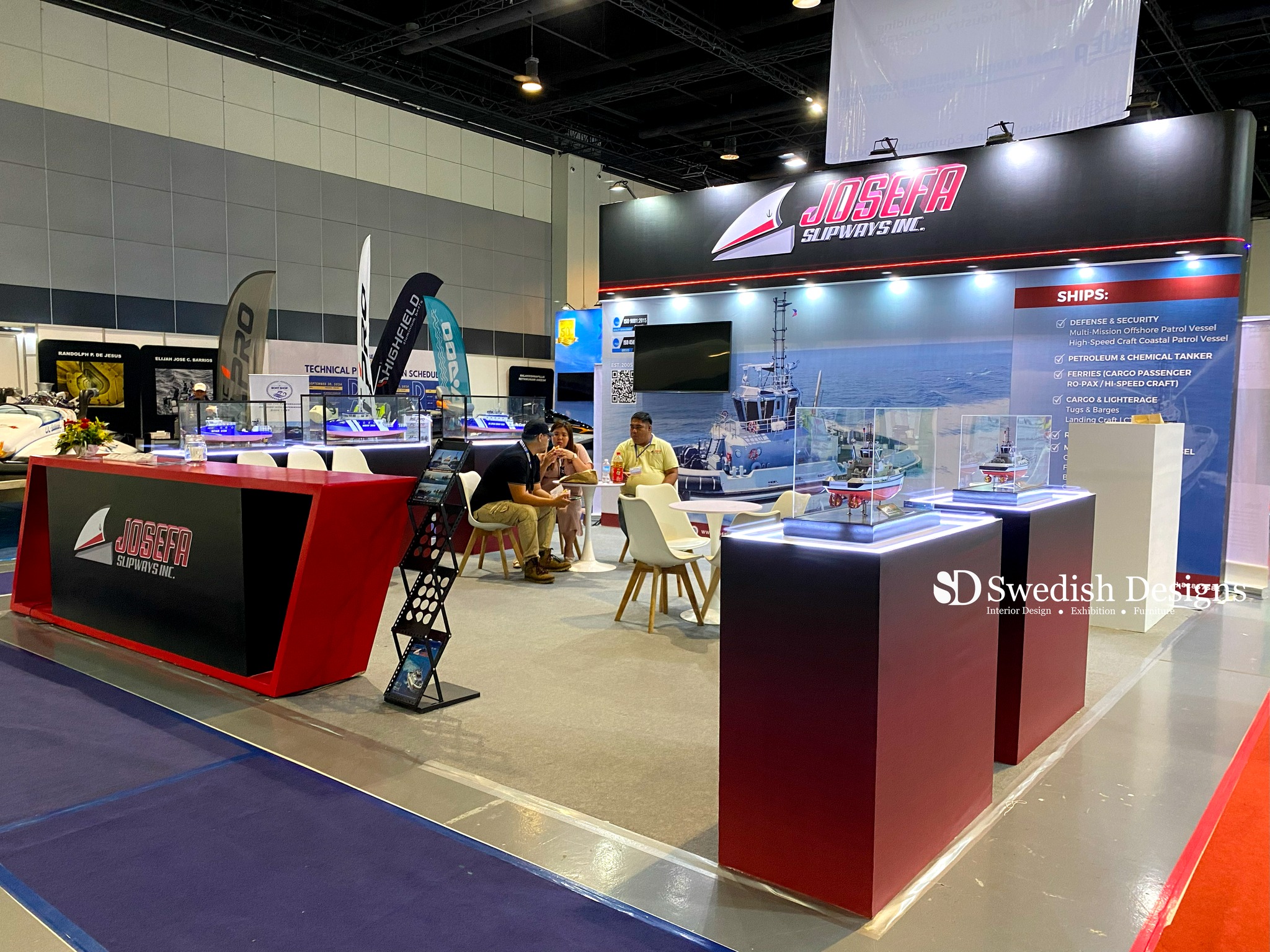 Josefa Slipways Exhibit Booth 6x6 - Swedish Designs