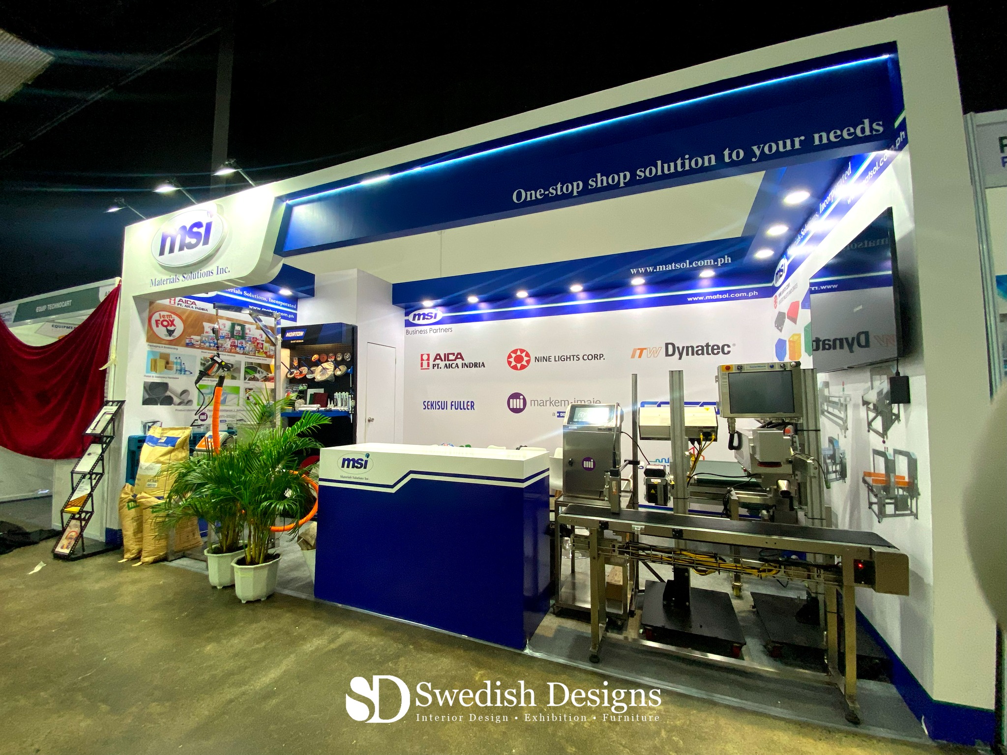 Materials Solutions Inc. Exhibit Booth 3x6 - Swedish Designs