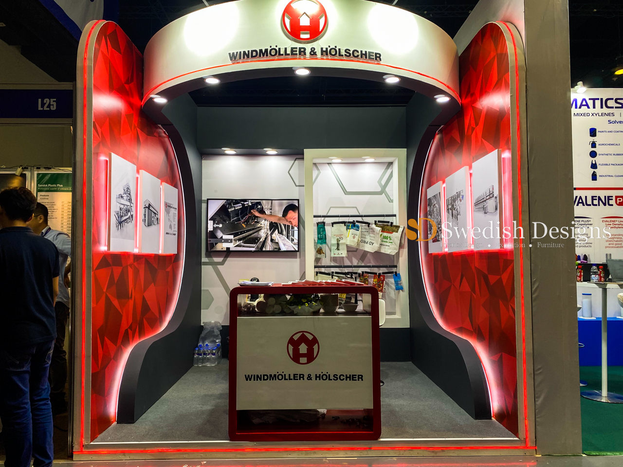 Windmoller & Holscher Exhibit Booth 3x3 - Swedish Designs